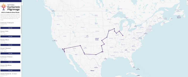 2025 National Eucharistic Pilgrimage: Drexel Route Details Unveiled - Local Catholic Churches